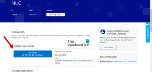 How to download Bluetooth driver for Windows 11