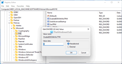 Failed To Open Bitlocker Control Panel Tool 0x80004005 Windows 11