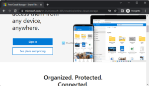 OneDrive blocked by Firewall settings or Browser plugins