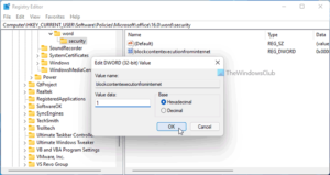 Prevent or Block Macros from running in Office files