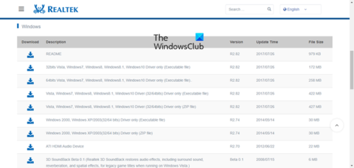 How to download Audio driver for Windows 11/10