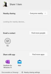 How to share Files and Folders using File Explorer on Windows 11