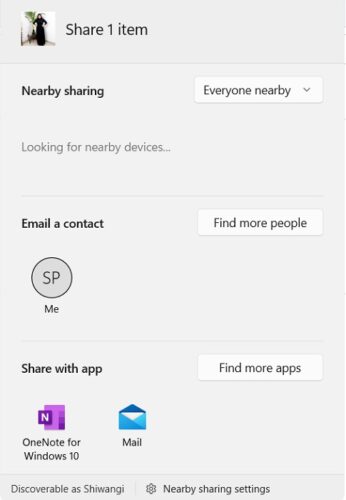 How to share Files and Folders using File Explorer on Windows 11