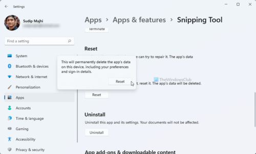 Fix Snipping Tool This app can't open error