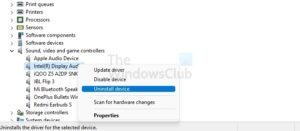 Intel Graphics Settings keep crashing on Windows 11/10