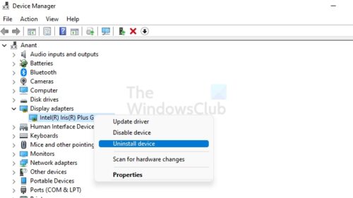 Intel Graphics Settings keep crashing on Windows 11/10