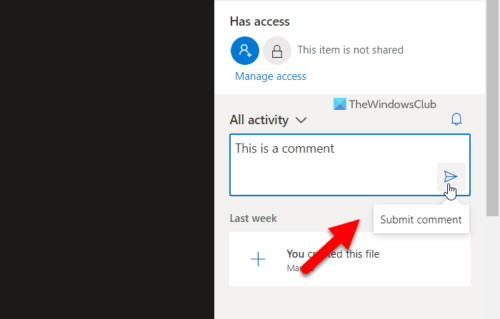 How to add Comments to ANY OneDrive file on Mobile or Web