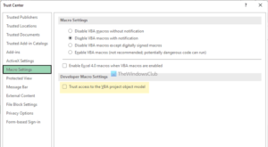 Fix Class not registered VBA Run-time error