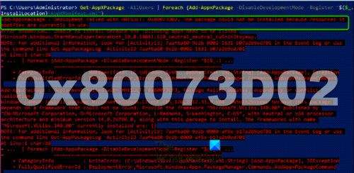 Fix Deployment Failed with HRESULT error on Windows computers