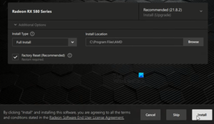Fix AMD Installer Error 195 on Windows 11