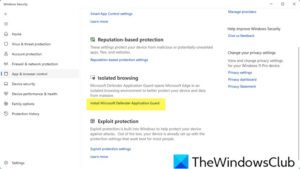 How to Turn On Defender Application Guard for Microsoft Edge