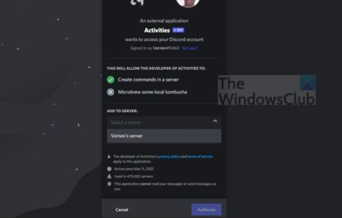 How to play Discord Channel Games via desktop and web