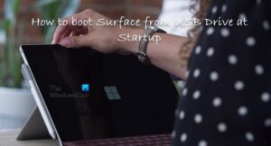 How to boot Surface from USB Drive at Startup