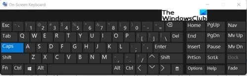 Caps Lock Indicator not working in Windows 11/10