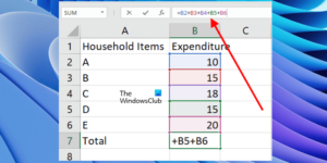 How to create Formula to Add, Subtract, Multiply or Divide in Excel