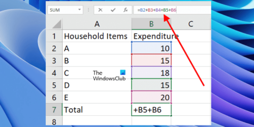 How to create Formula to Add, Subtract, Multiply or Divide in Excel
