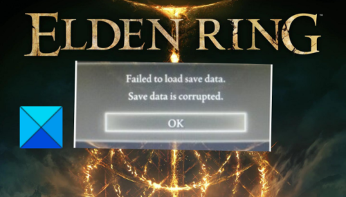 Failed to load save data, Save data is corrupted in Elden Ring