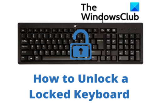 Laptop Keyboard is locked; How to unlock a Locked Keyboard