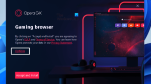 Opera GX installer not working on Windows PC