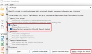 LibreOffice not working on Windows 11/10