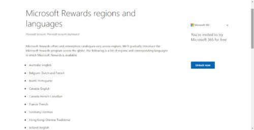 Microsoft Rewards not working [Resolved]