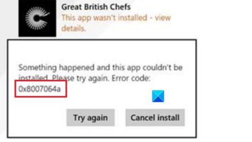 Fix Microsoft Store Error 0x80073d23 on Windows 11/10