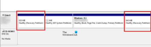 How to delete Recovery Partition in Windows 11