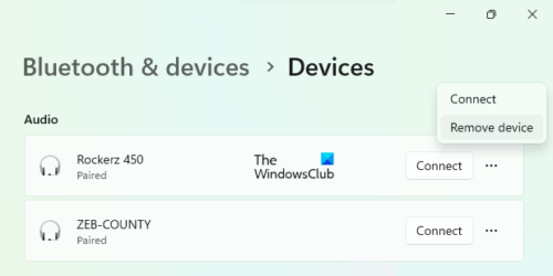 Fix Bluetooth connection problems in Windows 11/10