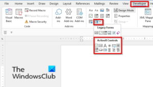 How to change color of ActiveX Control button in Excel, Word, PowerPoint