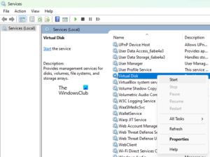 Delete is not allowed, Diskpart Virtual Disk Service error