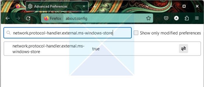 Stop Microsoft Store from opening automatically in Chrome/Firefox