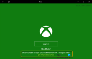 Xbox App sign-in error (0x409) 0x80070422 on Windows PC