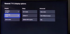How to turn on 120Hz mode on your Xbox Series X/S device?