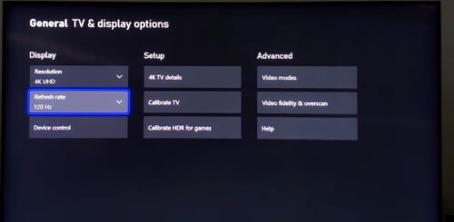 How to turn on 120Hz mode on your Xbox Series X/S device?
