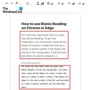 How to use Bionic Reading on Chrome or Edge