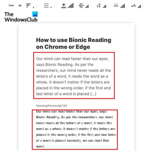 How To Use Bionic Reading On Chrome Or Edge