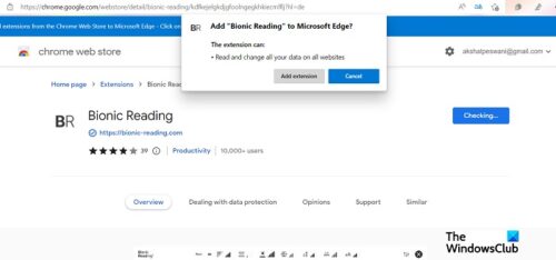 How to use Bionic Reading on Chrome or Edge