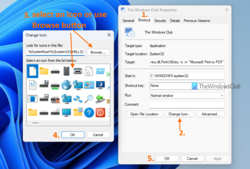How to create a Printer shortcut in Windows 11/10 computer