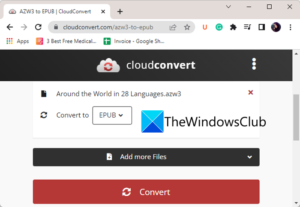 Convert AZW to EPUB using these free software and online tools
