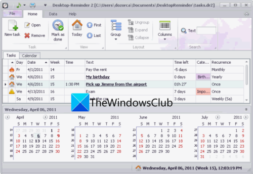 Best Free Appointment Reminder Software For Windows 11/10