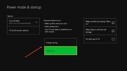 How to configure Sleep Mode settings in Xbox One console