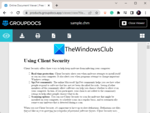 Best free CHM file reader software and online tools