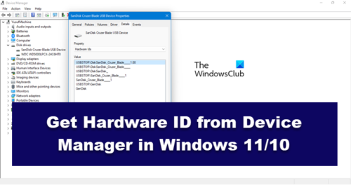 How to get Hardware ID from Device Manager in Windows 11/10