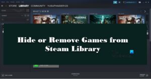 How to Hide or Remove Games from Steam Library