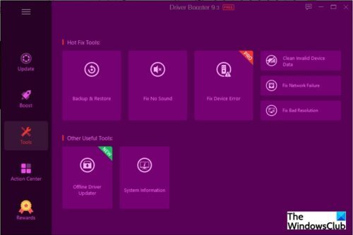 IObit Driver Booster is a free Device Driver updater for Windows PC