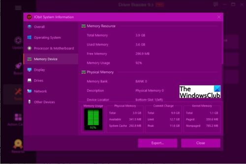 IObit Driver Booster is a free Device Driver updater for Windows PC