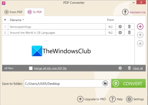 วิธีแปลง FB2 เป็น PDF ใน Windows 11/10 - Tech News