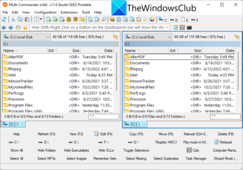 Best free Portable Explorer alternative File Manager program for Windows