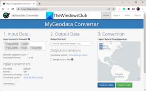 How to convert GPX to Excel, CSV in Windows 11/10