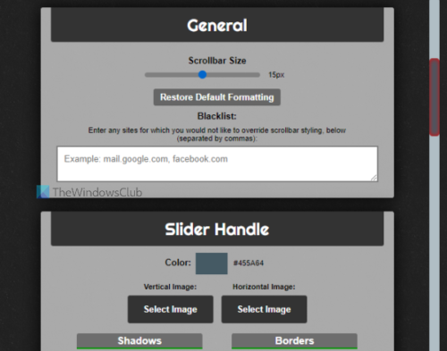 How to change Scrollbar width in Chrome and Firefox on Windows 11/10